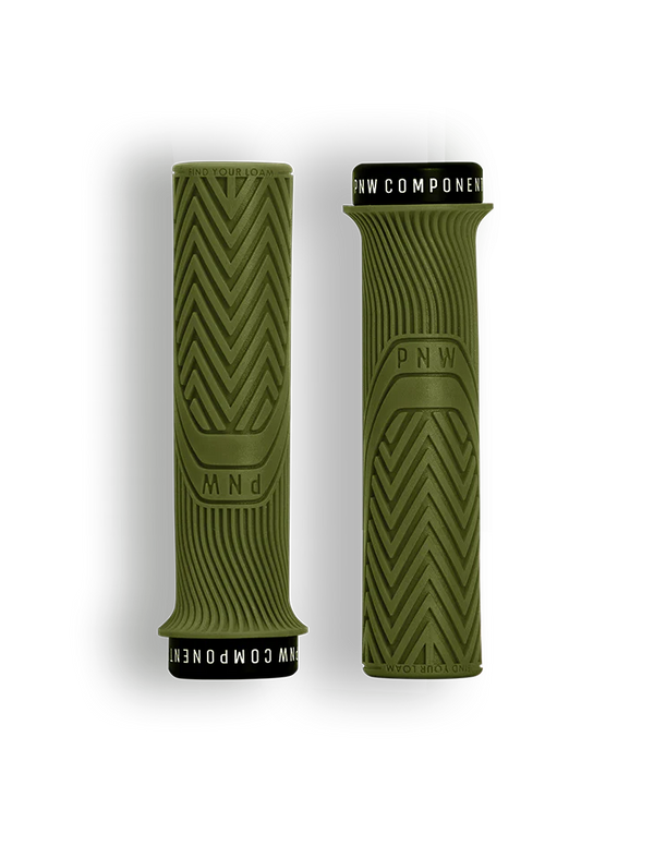 PNW Loam MTB Lock-On Grips - Moss Green - Cambria Bike