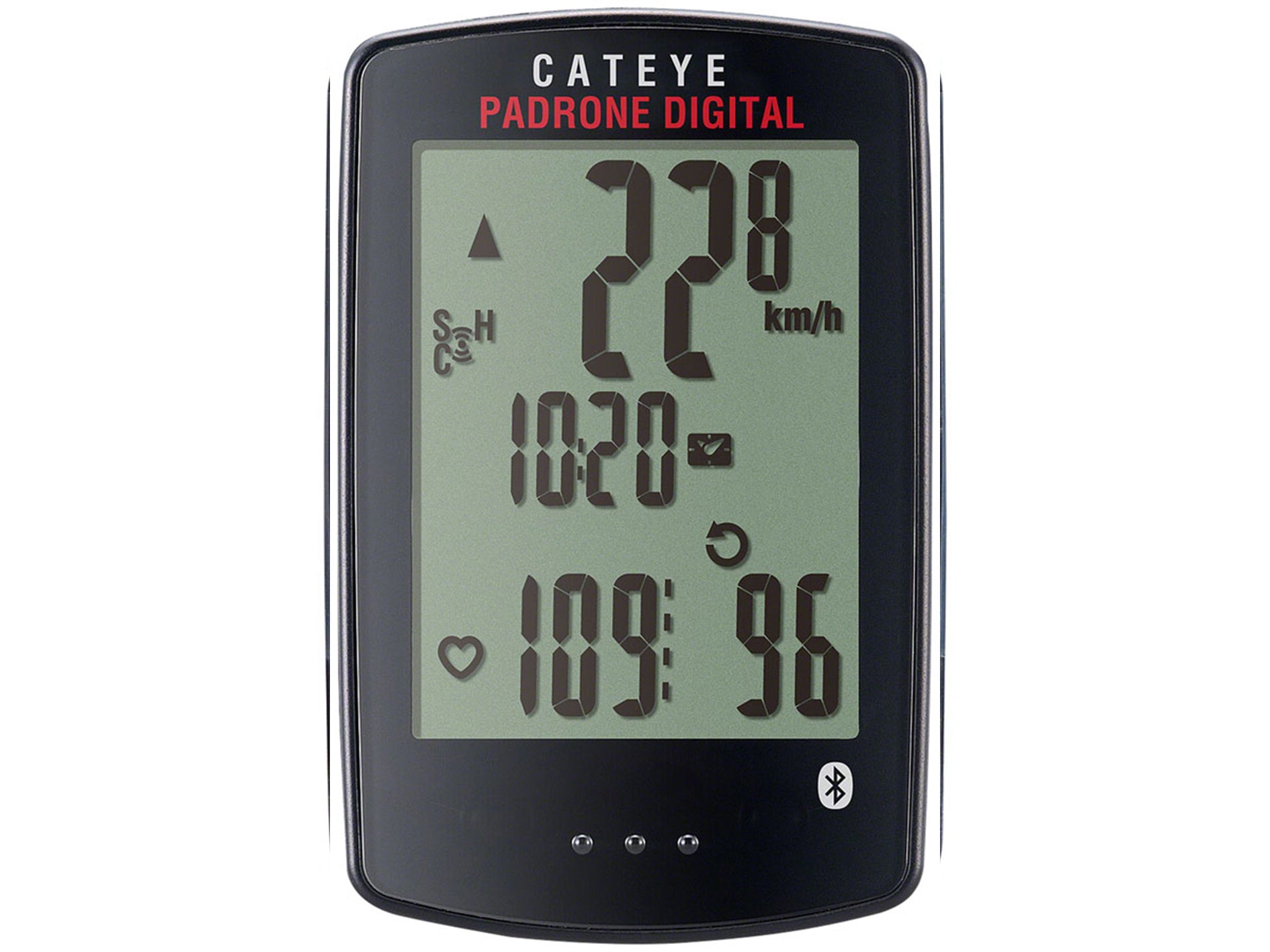 Cateye Padrone Digital Bike Computer - Wireless - Black – Cambria Bike