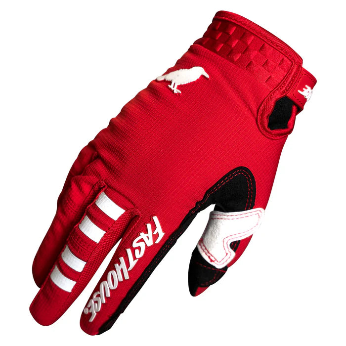 Fasthouse Elrod Air Glove - Red – Cambria Bike