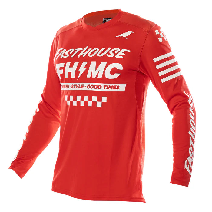 Fasthouse Elrod Jersey - Red – Cambria Bike