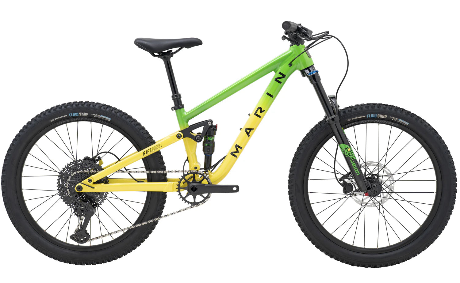 Marin Rift Zone 26" - Green-Yellow Fade - 2025 – Cambria Bike