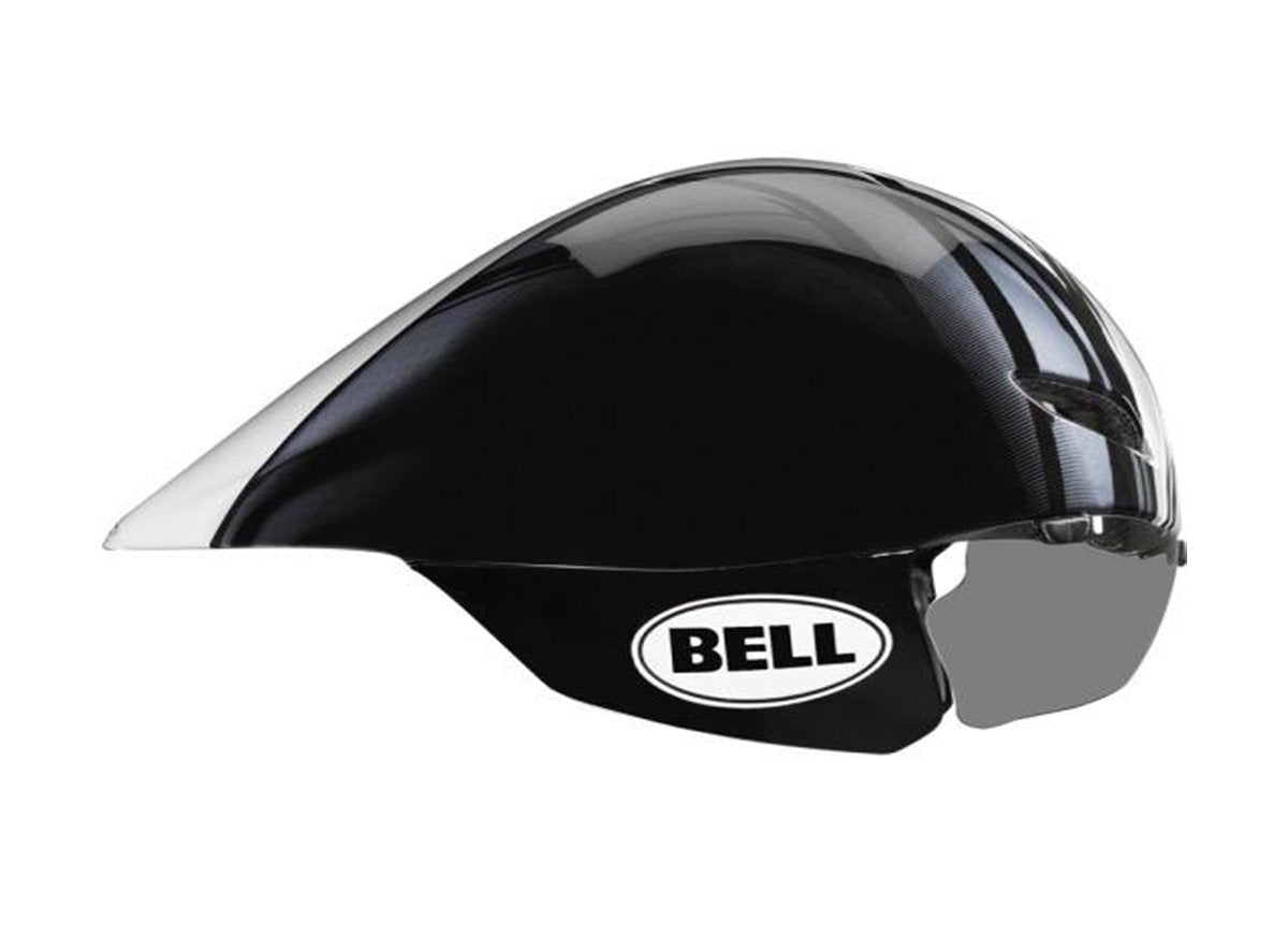 Bell Javelin Time Trial Helmet - Black-Silver – Cambria Bike