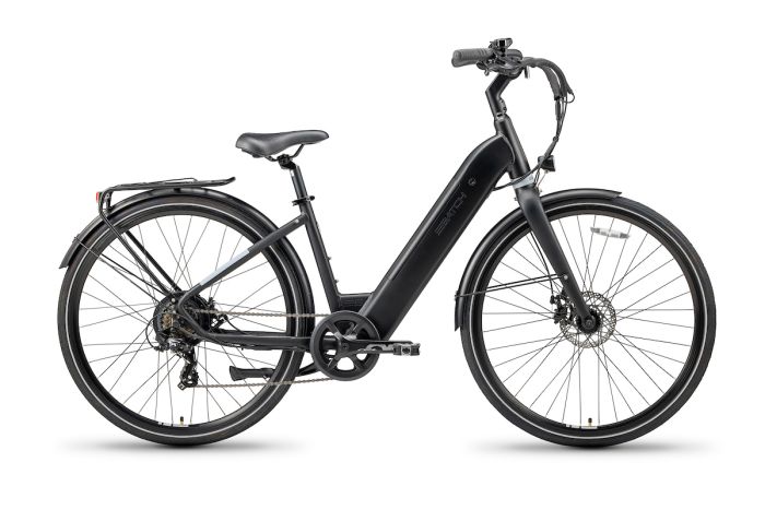 Batch Bicycles E-Comfort 2 700c - Matt Pitch Black - Cambria Bike