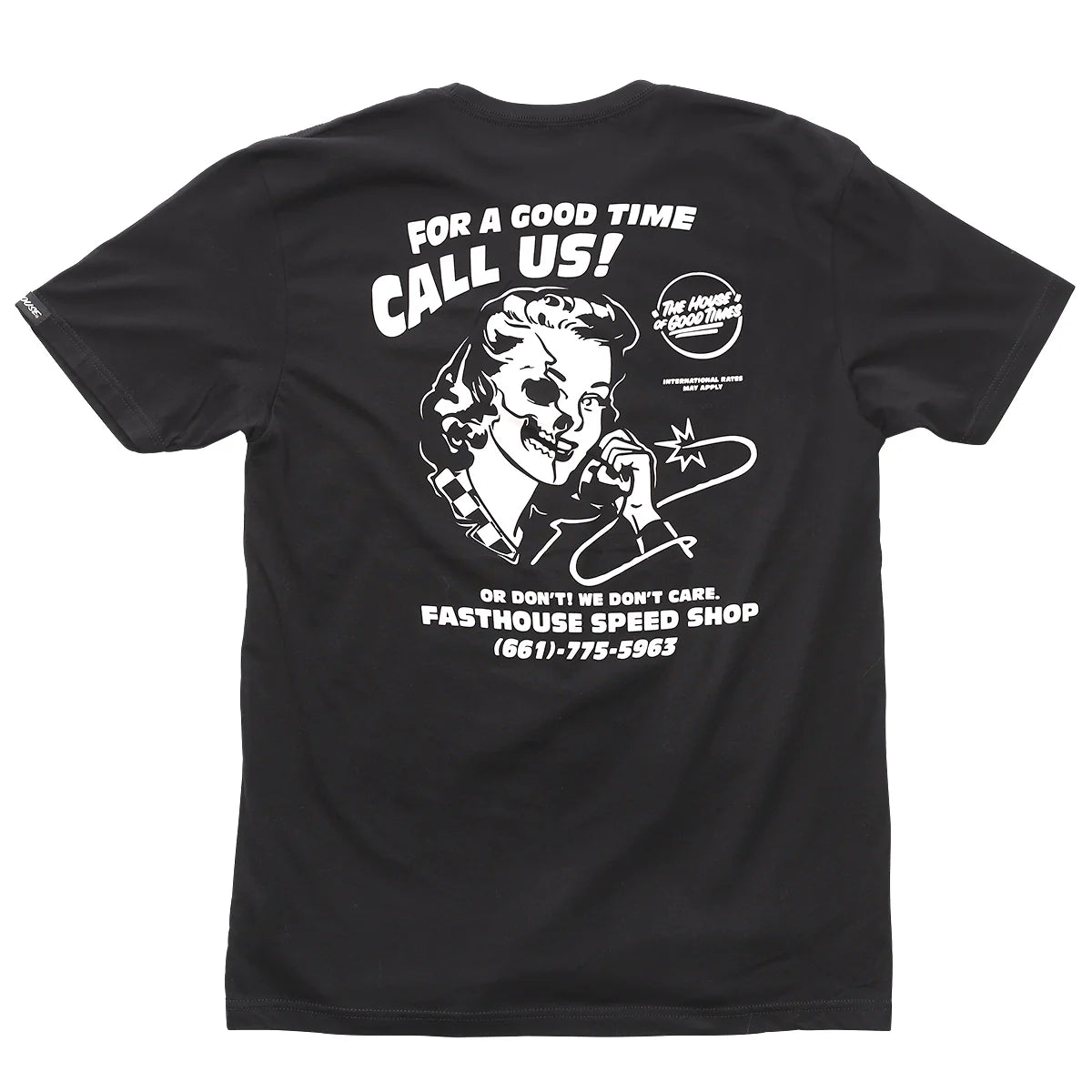 Fasthouse Call Us Tee - Black – Cambria Bike