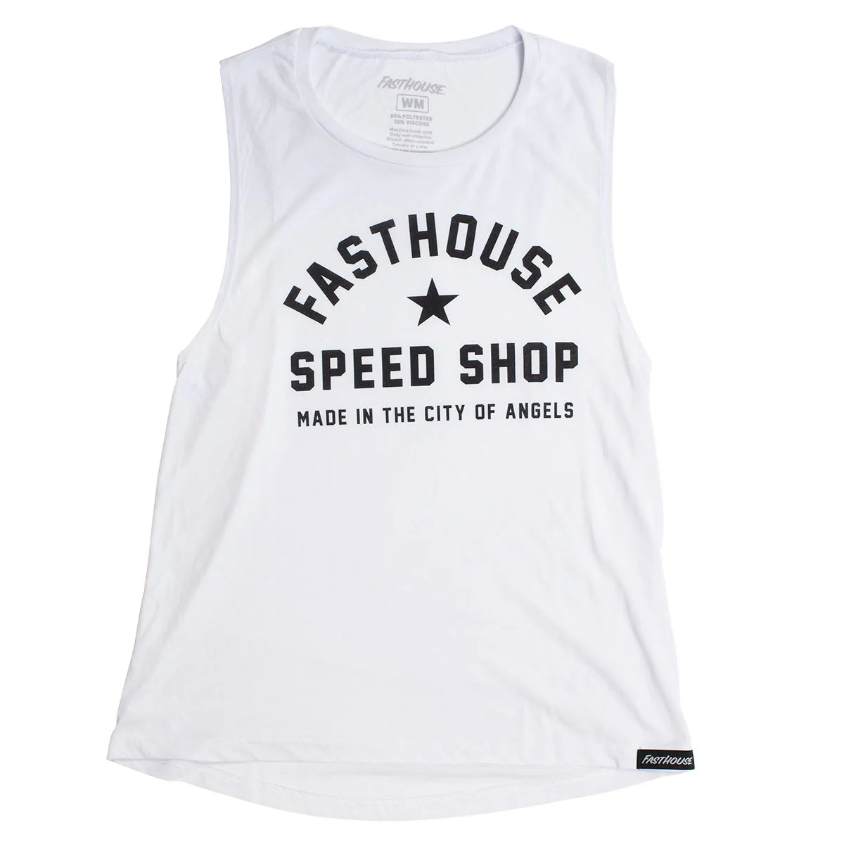 Fasthouse Fast Life Muscle Tank - Womens - White – Cambria Bike
