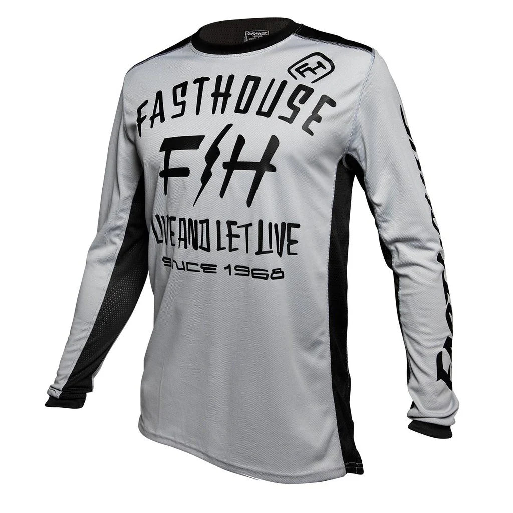 Fasthouse Dickson Jersey - Silver – Cambria Bike
