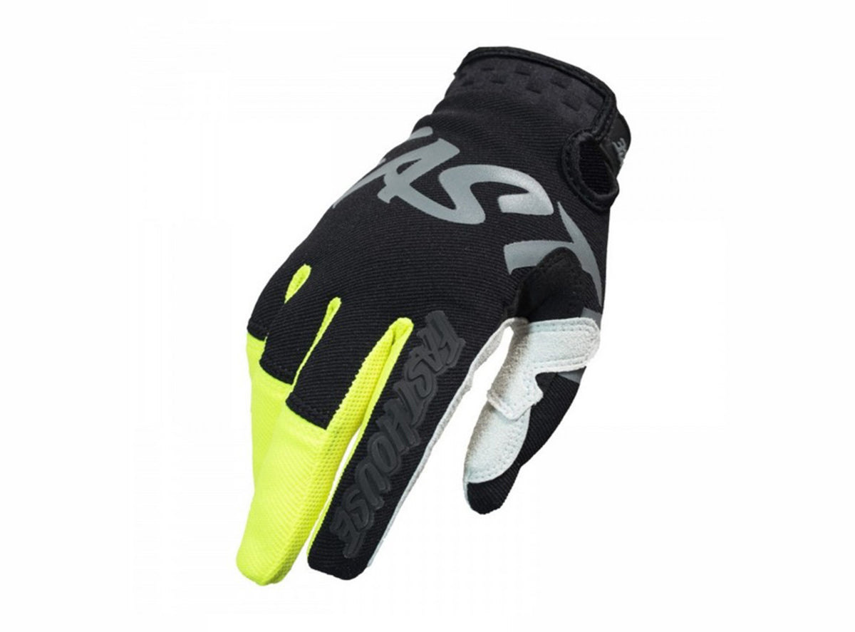 Fasthouse Speed Style Sector Glove - Youth - Black-High Viz – Cambria Bike