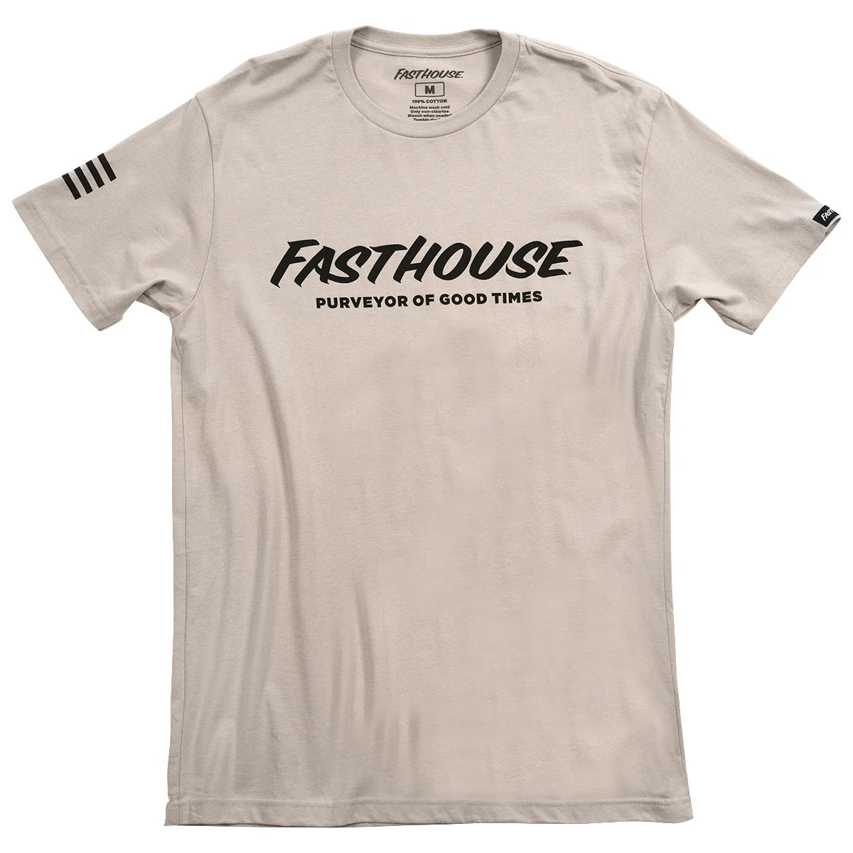 Fasthouse Logo Tee - Light Gray – Cambria Bike