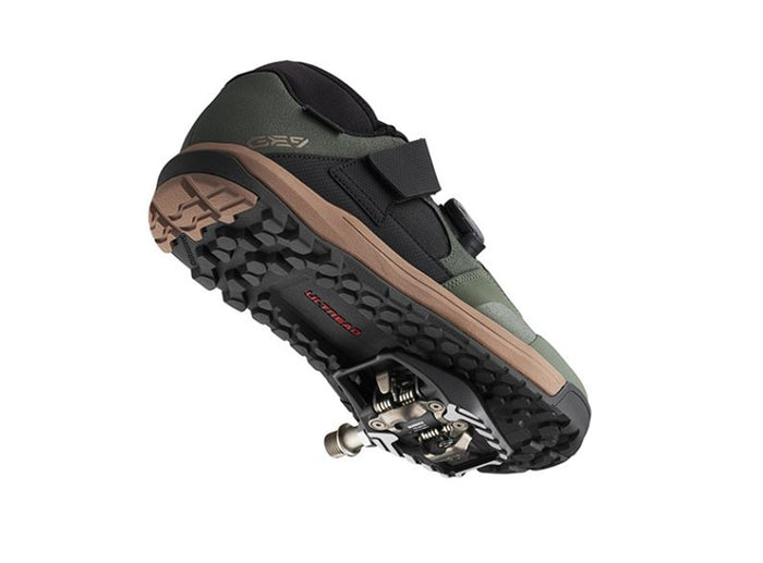 Shimano GE9 SPD Gravity Enduro Shoe - Olive - Cambria Bike