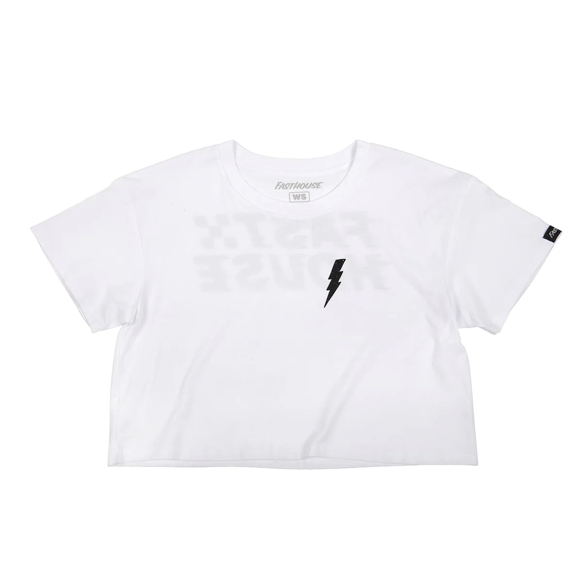 Fasthouse Drift Crop Tee - Womens - White – Cambria Bike