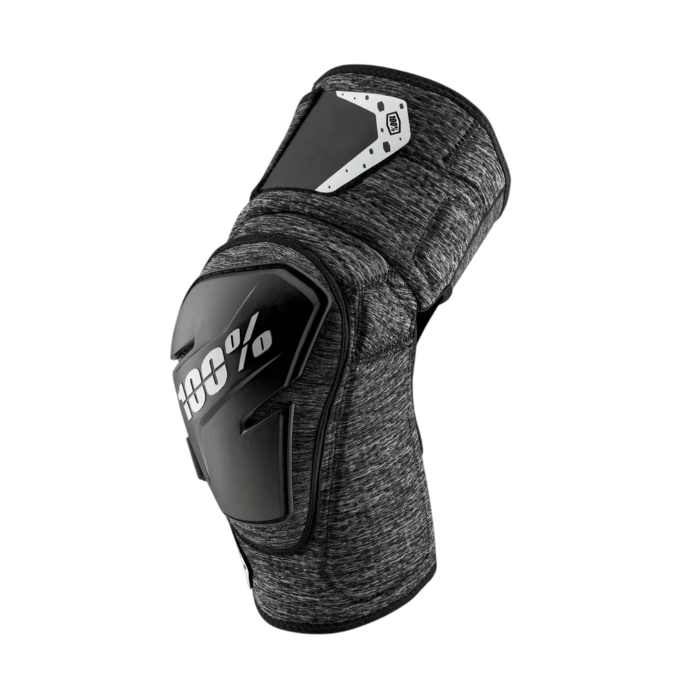 100% Fortis Knee Guard - Heather Gray-Black – Cambria Bike