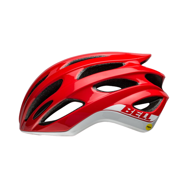 Bell Formula MIPS Road Helmet - Matt Gloss Red-White - Cambria Bike