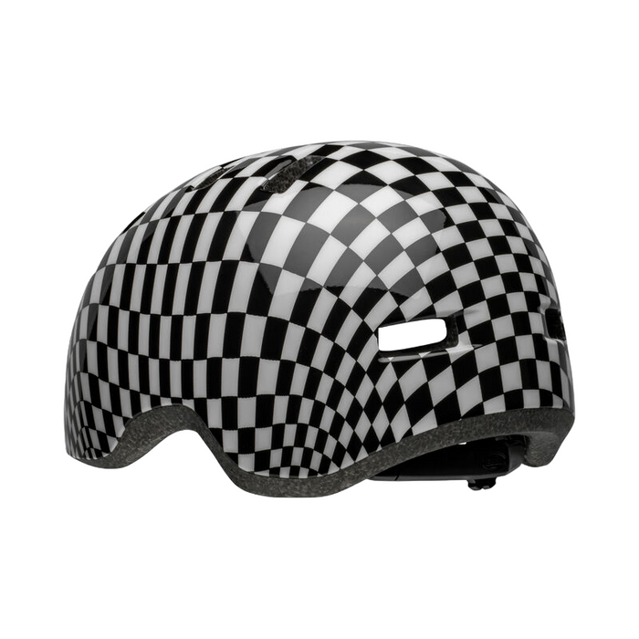 Bell Lil Ripper Child Helmet - Checkers - Matt Black-White - Cambria Bike