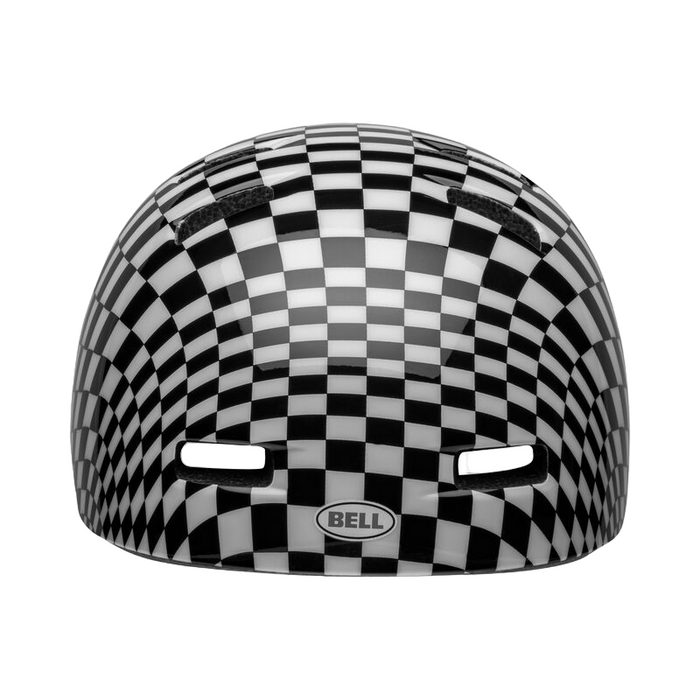 Bell Lil Ripper Child Helmet - Checkers - Matt Black-White - Cambria Bike