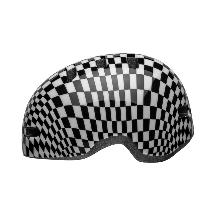 Bell Lil Ripper Child Helmet - Checkers - Matt Black-White - Cambria Bike