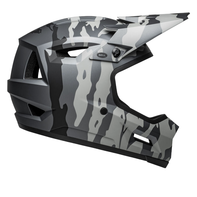 Bell Sanction 2 DLX MIPS Full Face Helmet - Ravine - Matt Gray-Black ...