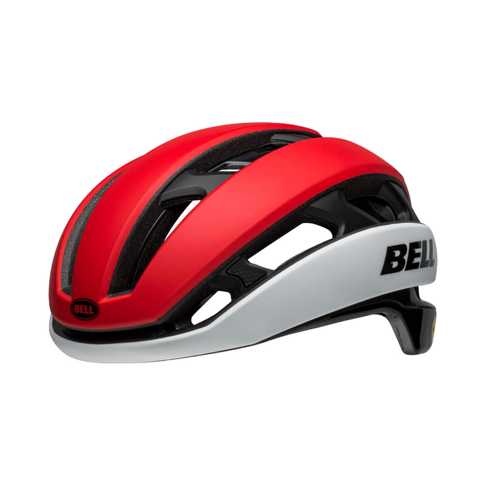 Bell XR Spherical MIPS Road Helmet - Matt Gloss Crimson-White - Cambria ...