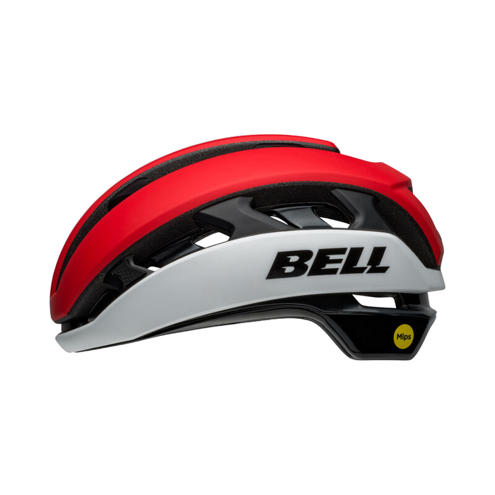 Bell XR Spherical MIPS Road Helmet - Matt Gloss Crimson-White - Cambria ...