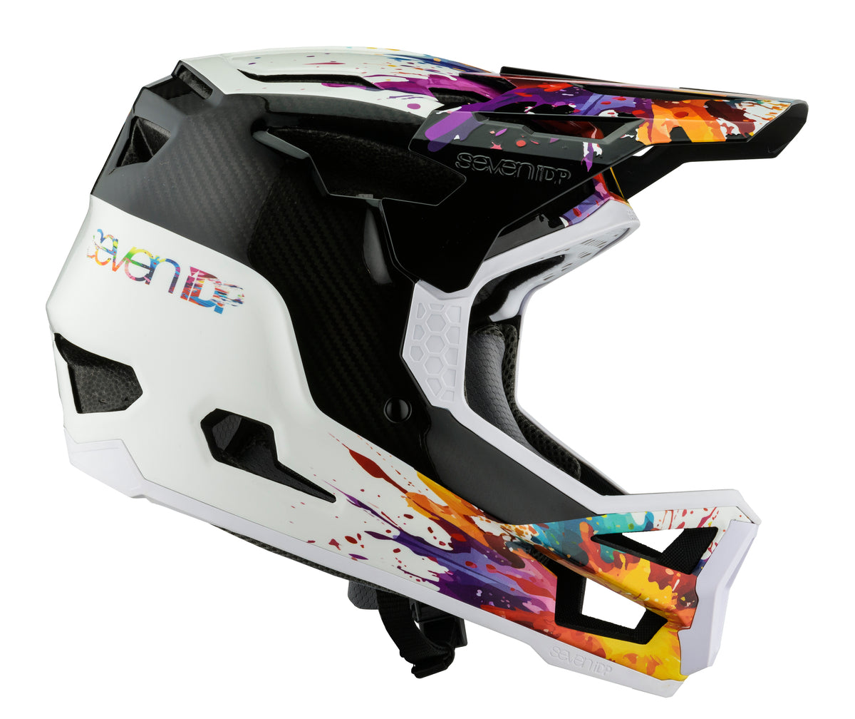 7 iDP Project 23 Carbon Full Face Helmet - LTD Edition - Splatter ...