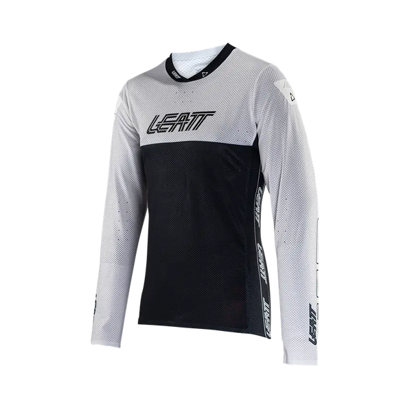 Leatt Gravity 4.0 Long Sleeve MTB Jersey - White - 2024 - Cambria Bike