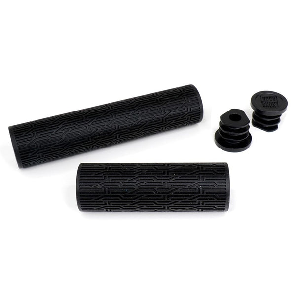RockShox TwistLoc Grips - Textured - Black - Cambria Bike