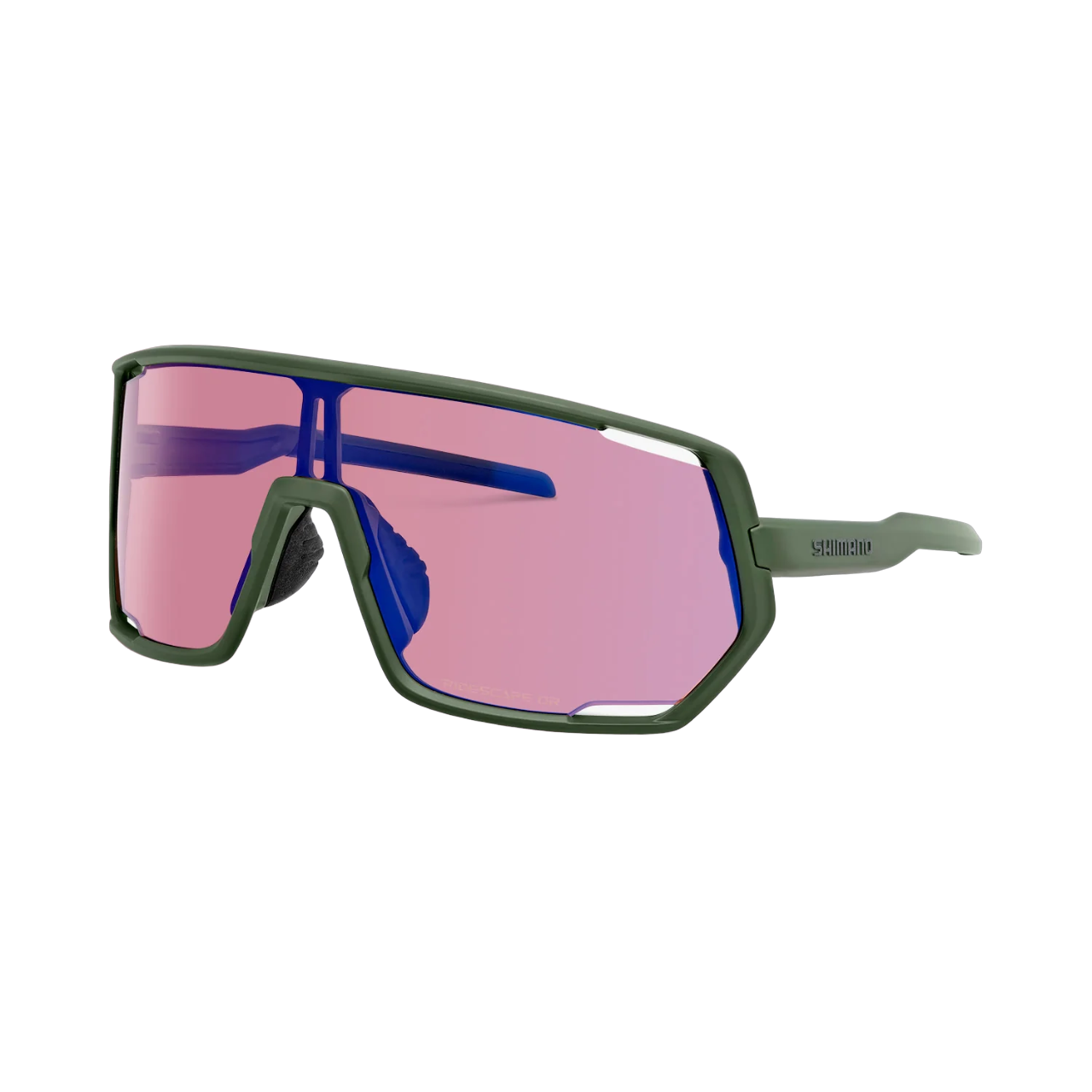 Shimano Technium 2 Sunglasses - Dark Olive - Ridescape Off-Road Lens ...