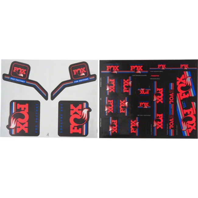 Fox Suspension Heritage Decal Kit for Forks and Shocks - Red/White/Blu ...