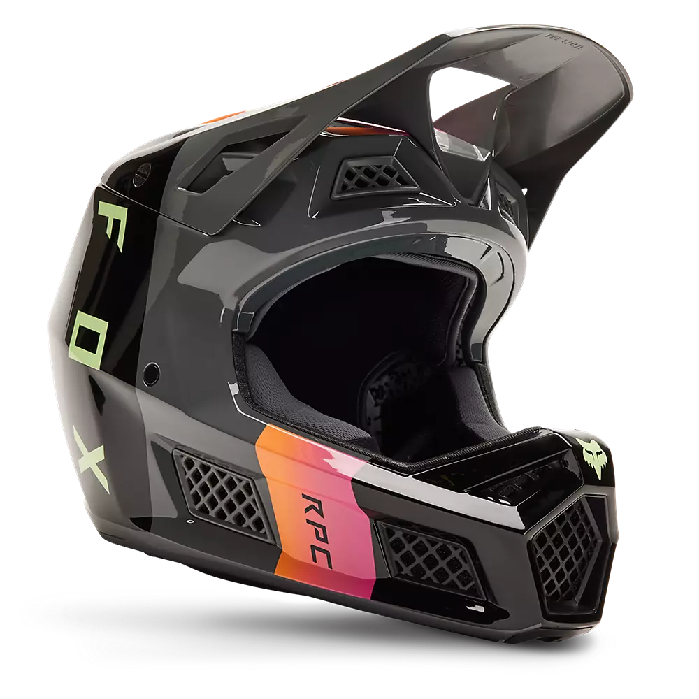 Fox Racing Rampage Pro Carbon MIPS Full Face Helmet - Reez - Pewter ...