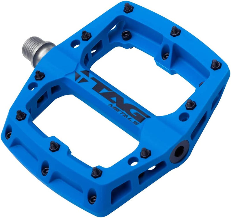 TAG Metals T3 Nylon Pedals - Blue - Cambria Bike