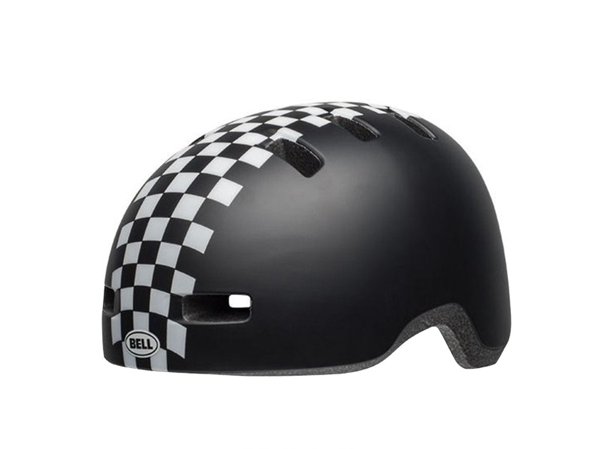 Bell Lil Ripper Child Helmet - Matt Black-White Checkers – Cambria Bike