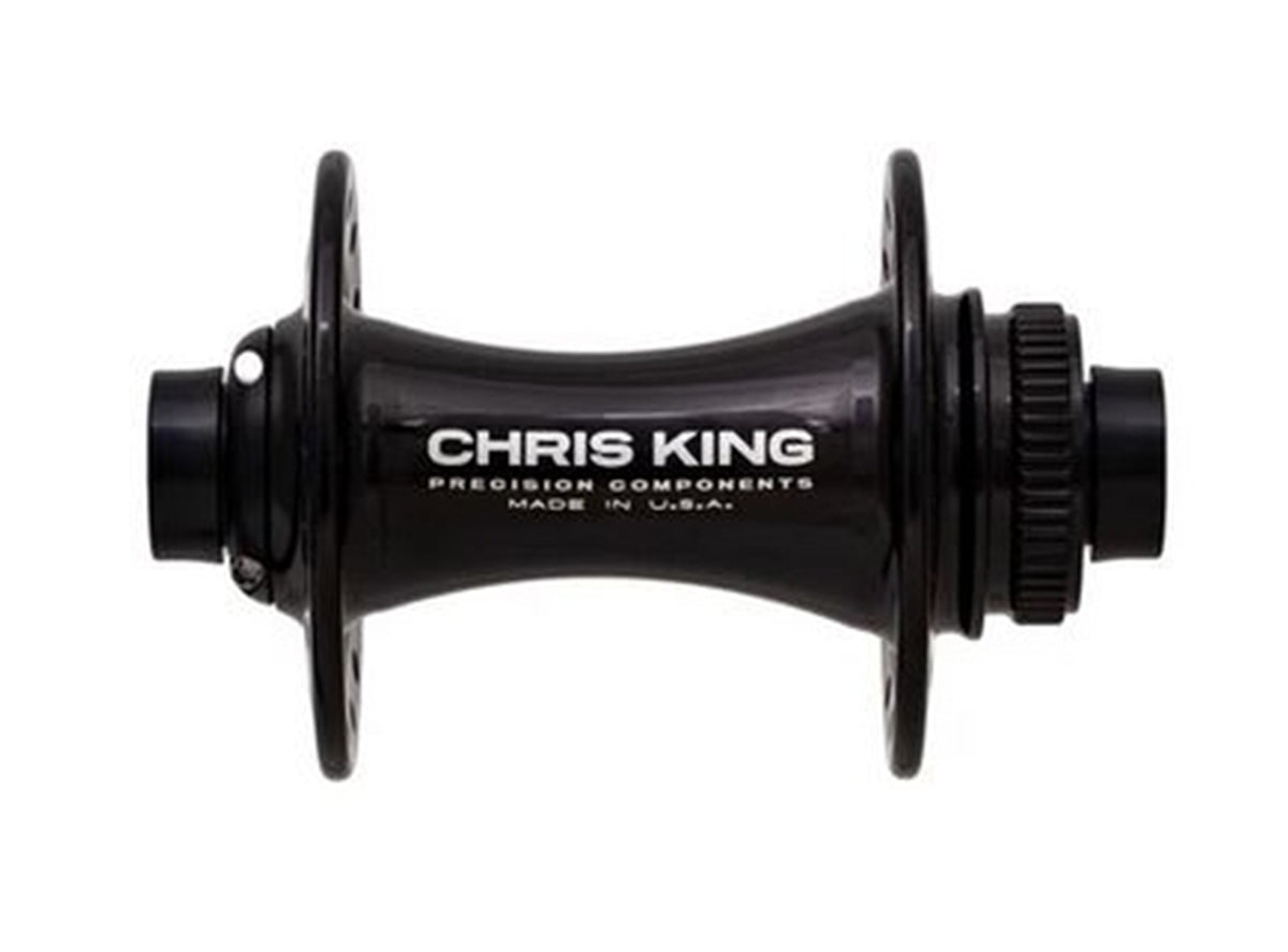 Chris King Boost Centerlock MTB Disc Hub - Front - Black - Cambria Bike