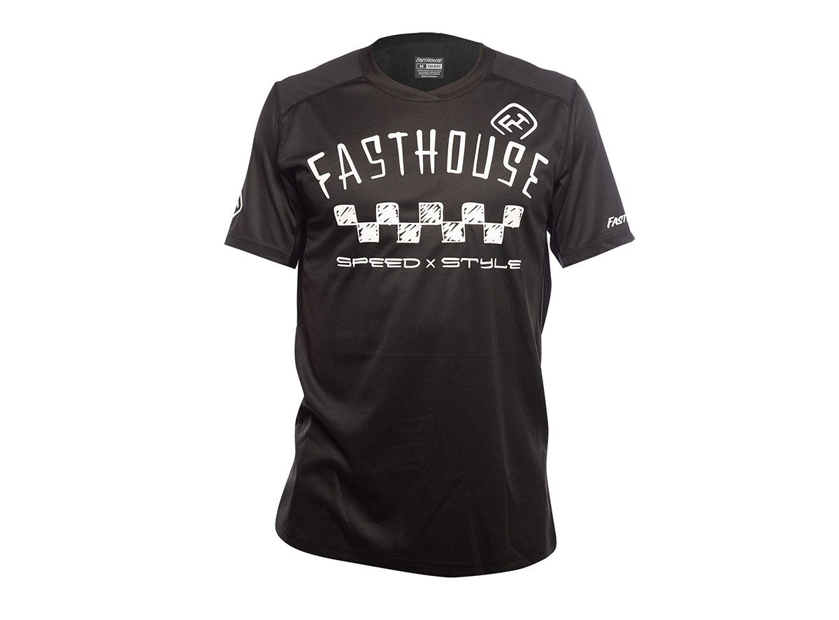 Fasthouse Alloy Nelson Short Sleeve MTB Jersey - Black – Cambria Bike