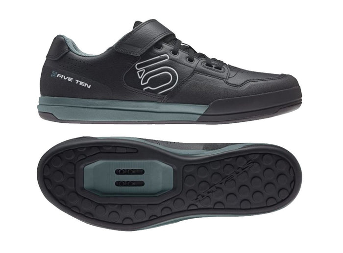 Five Ten Hellcat Clipless MTB Shoe - Womens - Core Black-Crystal White - Cambria Bike