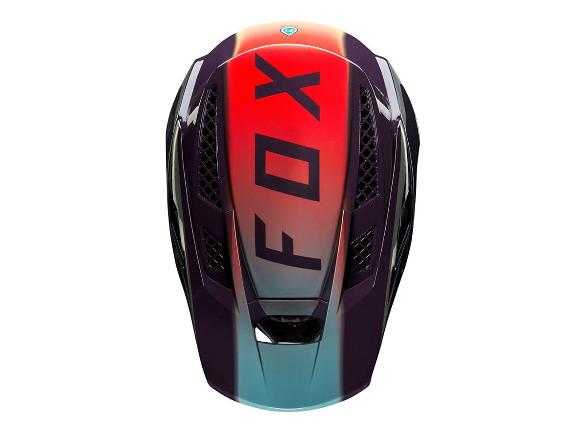 Fox Racing RPC MTB Helmet - Diaz - Dark Purple - 2020 - Cambria Bike