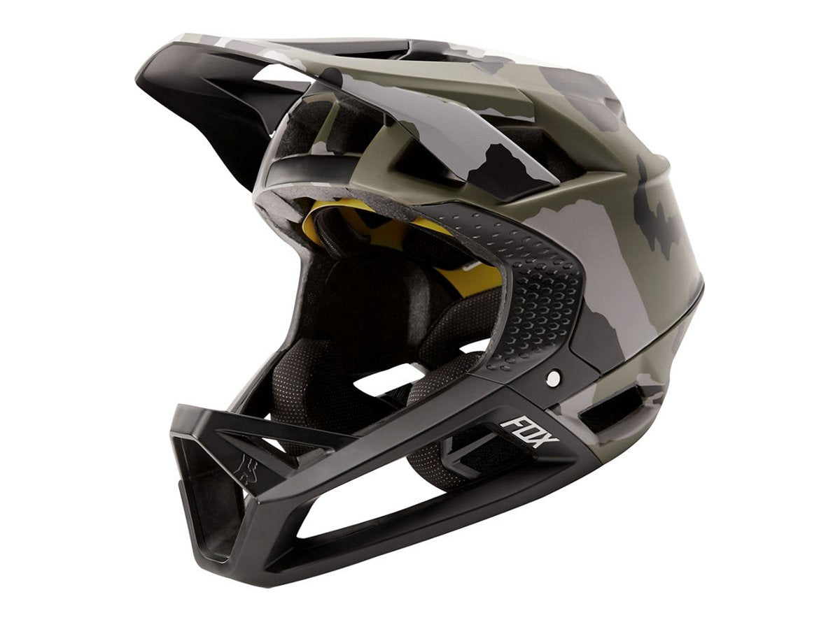 Fox Racing Proframe Camo Full Face Helmet - Green - 2020 – Cambria Bike