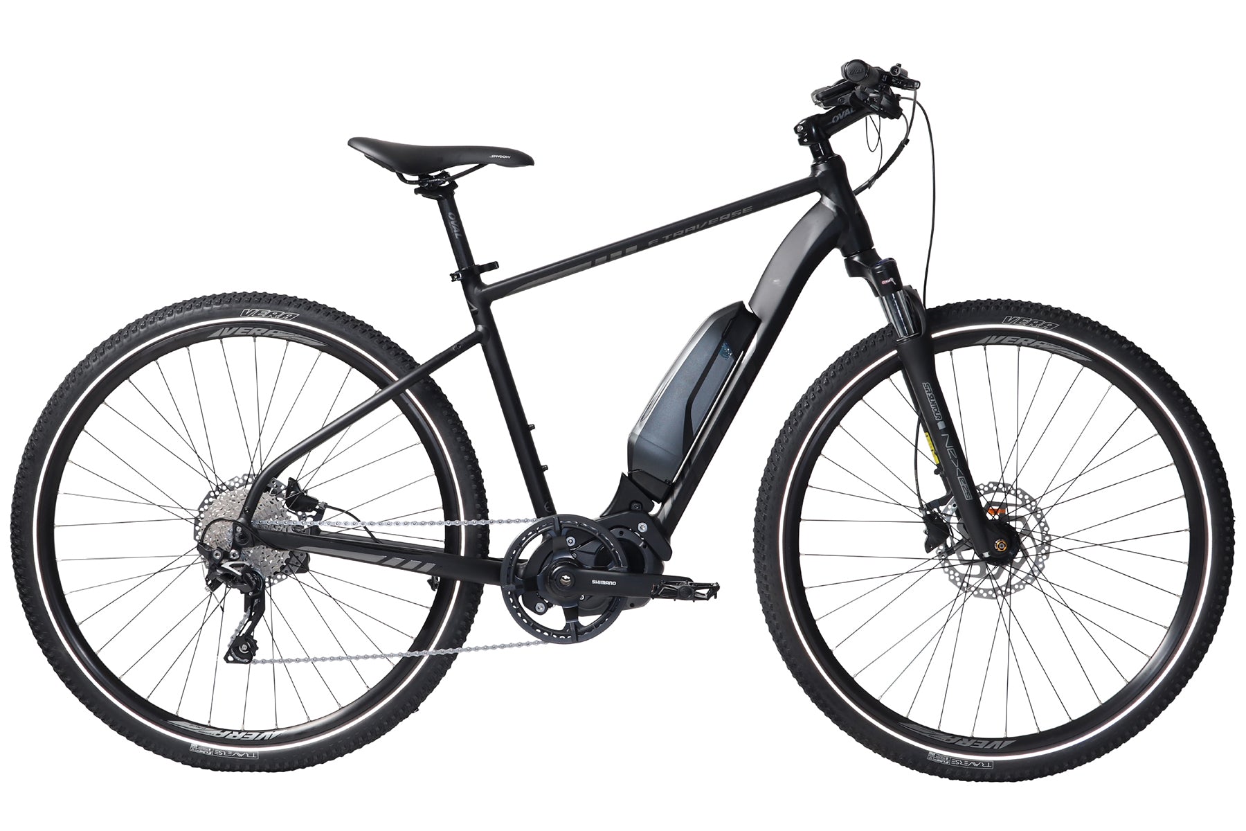 Fuji E-Traverse 1.2 Hybrid - Satin Black – Cambria Bike