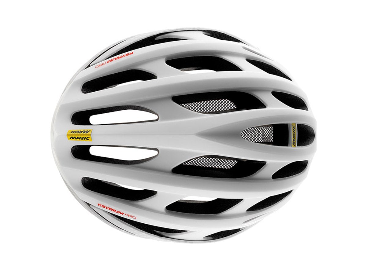Mavic Ksyrium Pro Road Helmet - White-Black – Cambria Bike