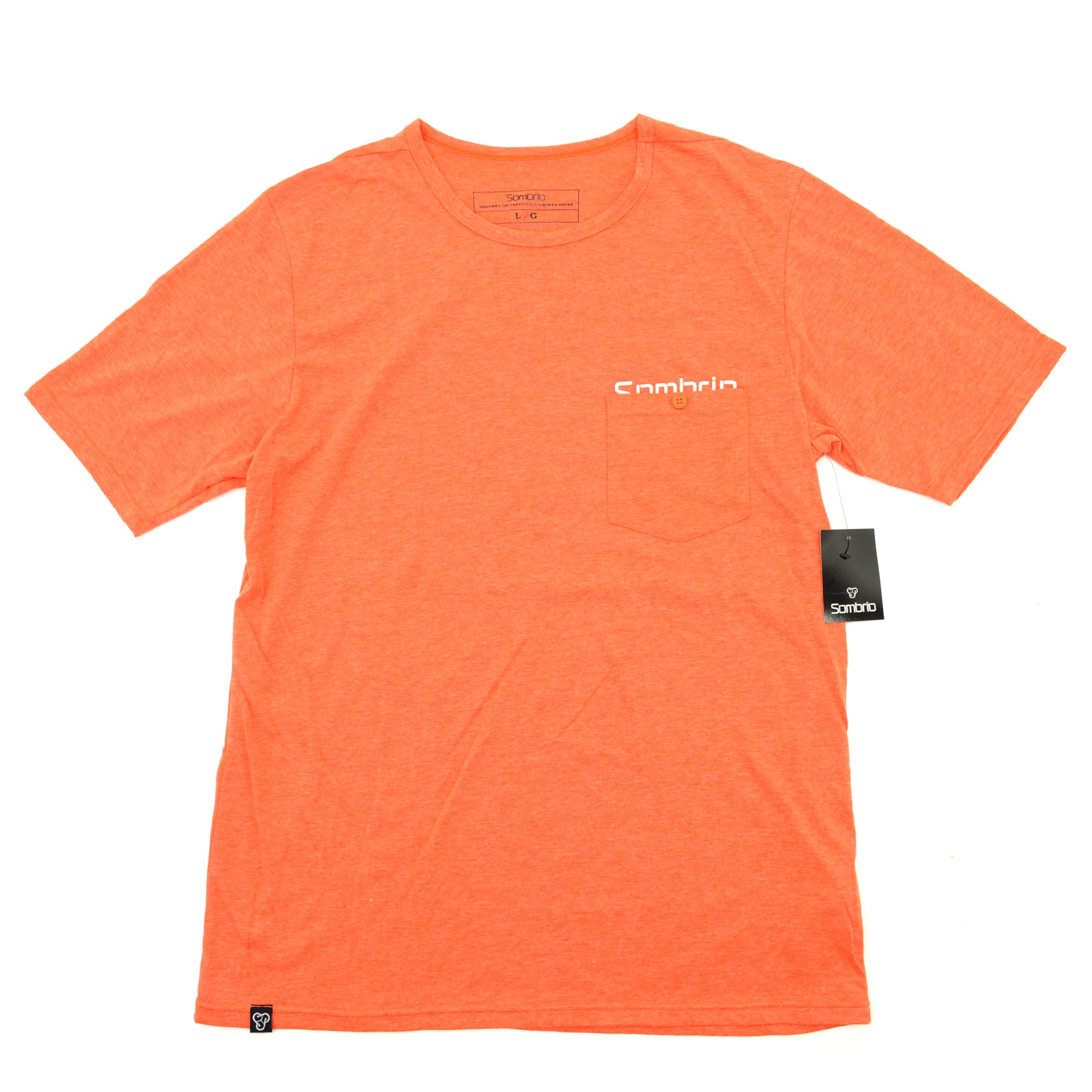 Sombrio Slice Pocket Tee Shirt - Flame - Cambria Bike