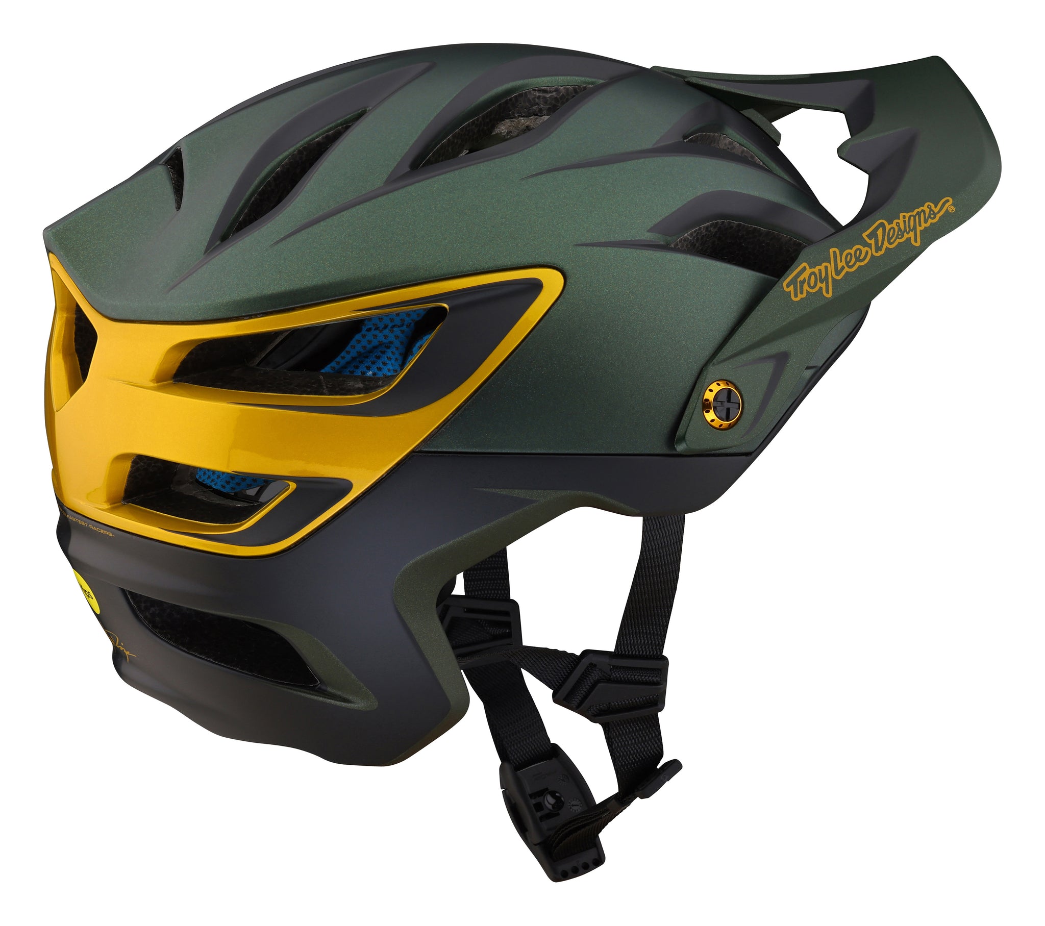 Troy Lee Designs A3 MTB Helmet with MIPS - Uno - Green - Cambria Bike