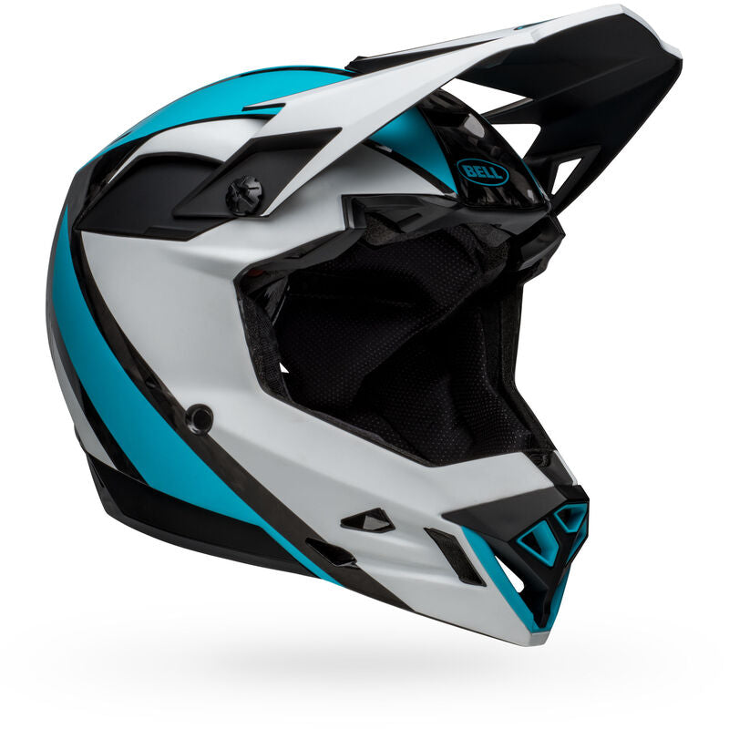 Bell Full-10 Spherical Full Face Helmet - Matt Gray-White-Bali ...