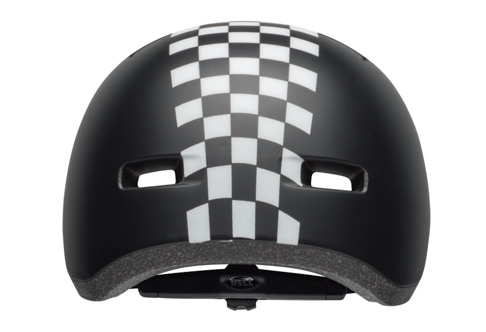 Bell Lil Ripper Child Helmet - Matt Black-White Checkers - Cambria Bike