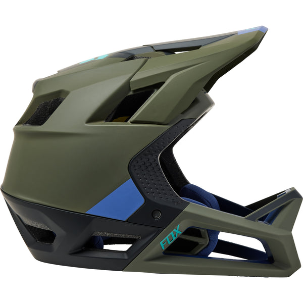 Fox Racing ProFrame Full Face Helmet - Blocked - Olive Green - Cambria Bike